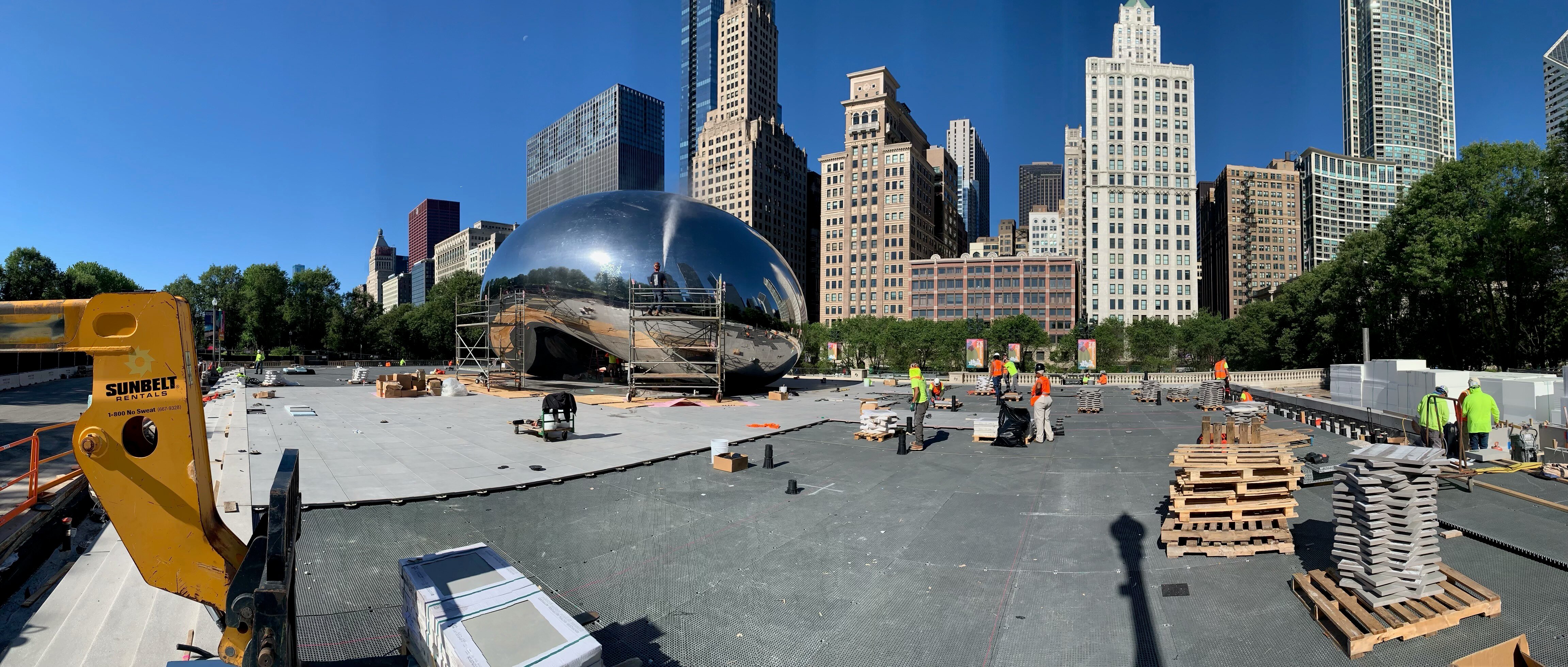 Anchoring the Bean: The New Porcelain Tile Plaza in Chicago’s ...