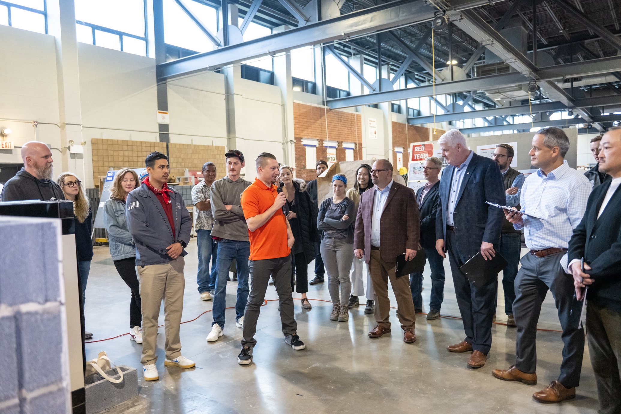 Young Architects and BAC Craftworkers Inspire One Another at Masonry Camp