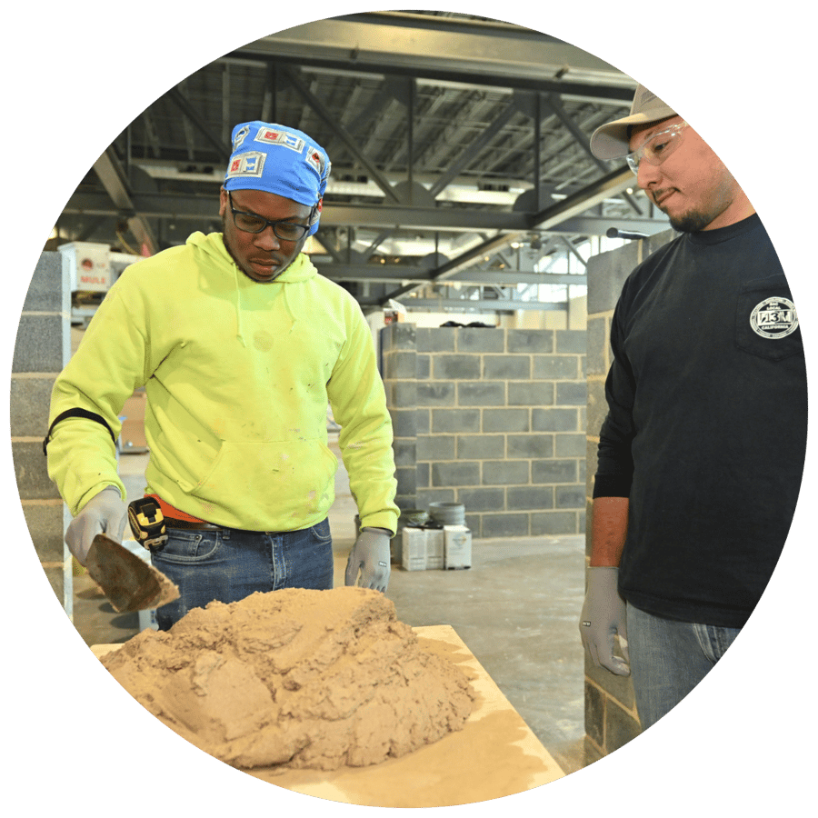 Young Architects and BAC Craftworkers Inspire One Another at Masonry Camp