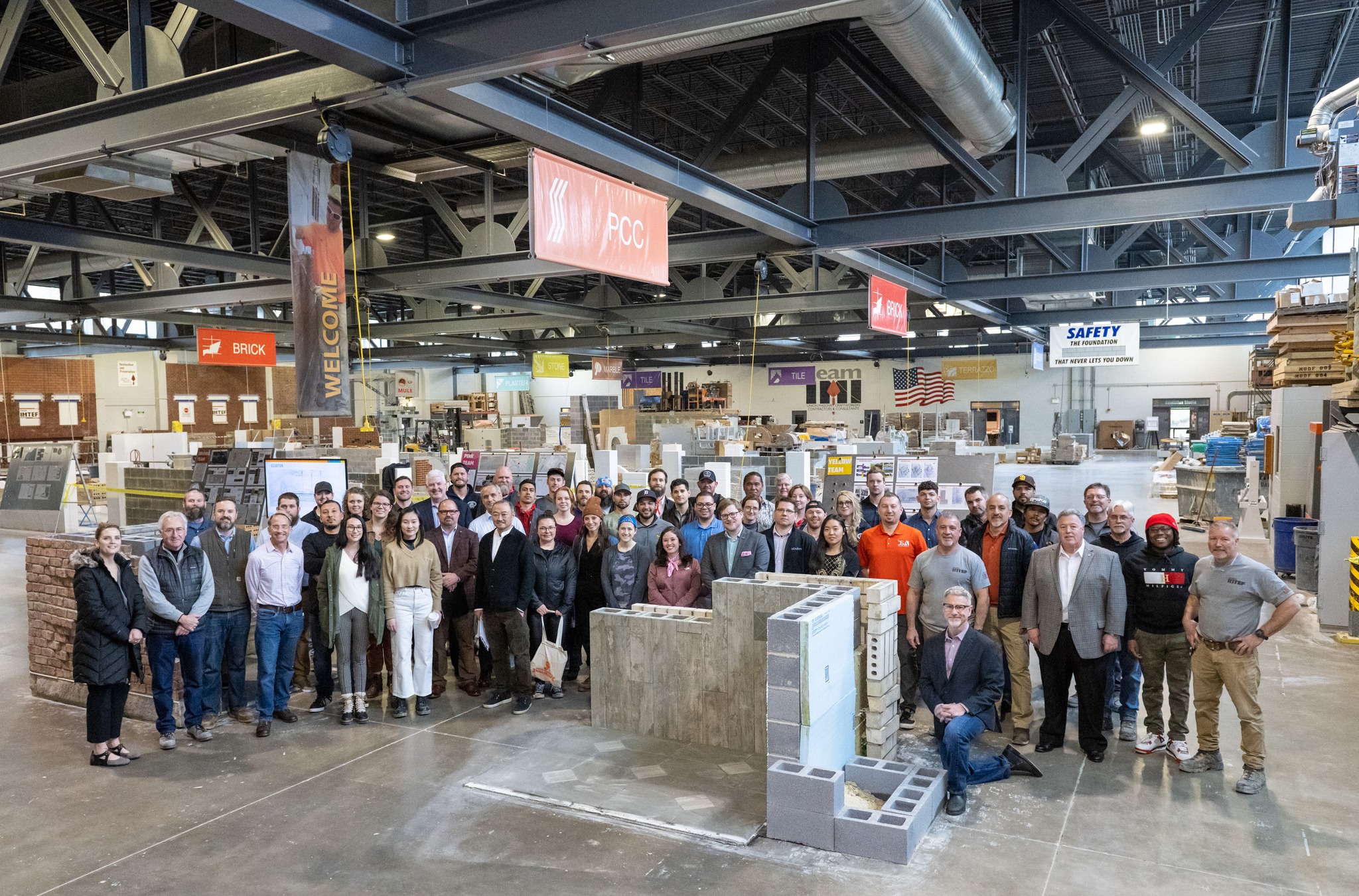 Young Architects and BAC Craftworkers Inspire One Another at Masonry Camp